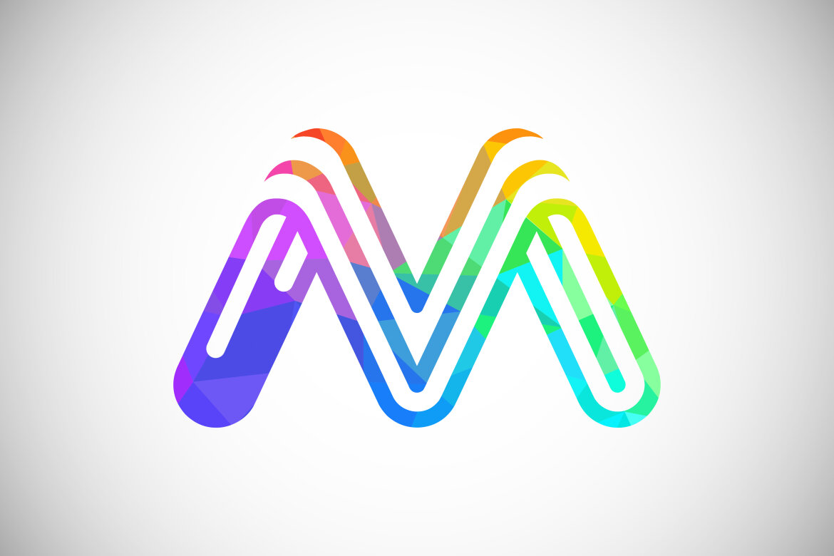 Initial low poly alphabet | Deeezy