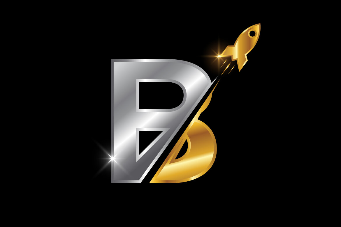 English alphabet with a Rocket logo | Deeezy