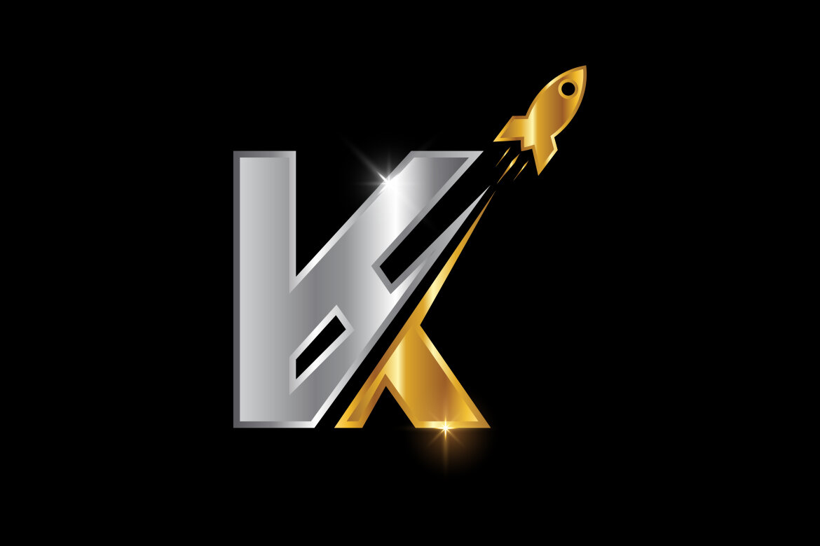 English alphabet with a Rocket logo | Deeezy