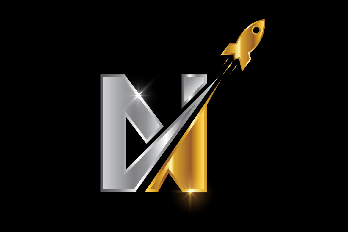 English alphabet with a Rocket logo | Deeezy