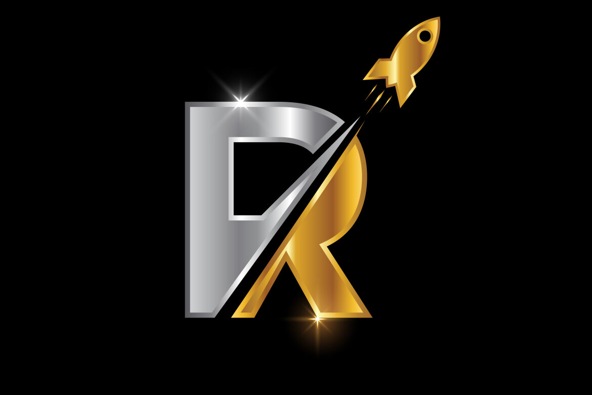 English alphabet with a Rocket logo | Deeezy