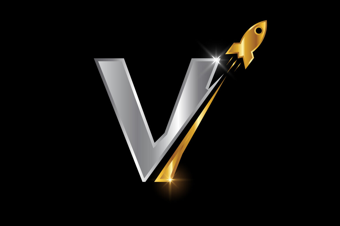 English alphabet with a Rocket logo | Deeezy