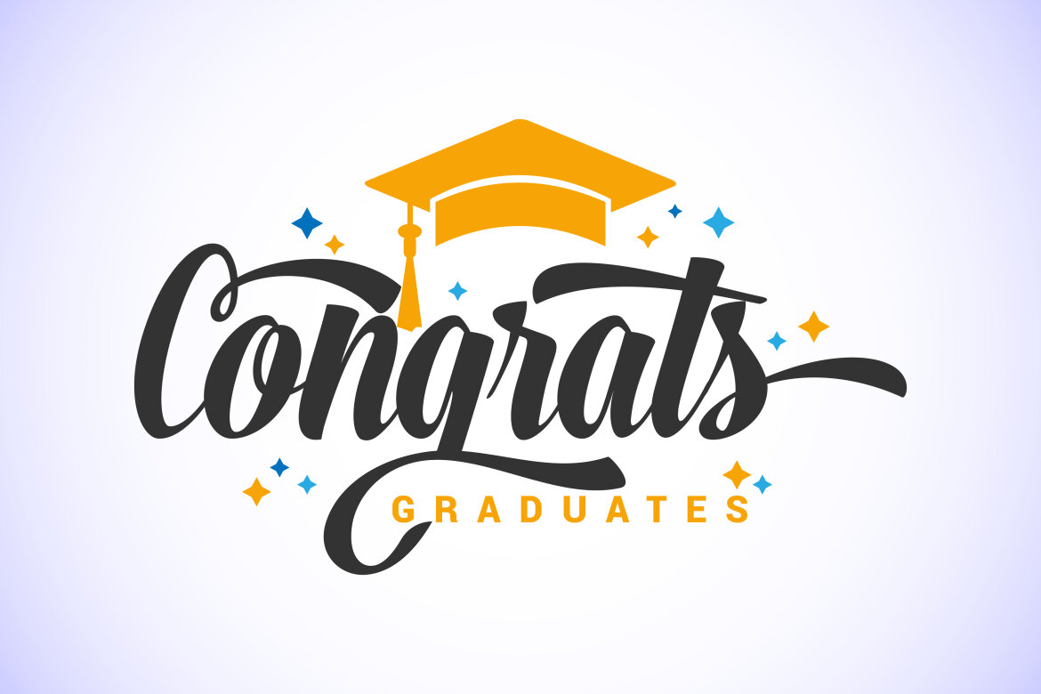 Graduation ceremony. Congratulations graduates design | Deeezy