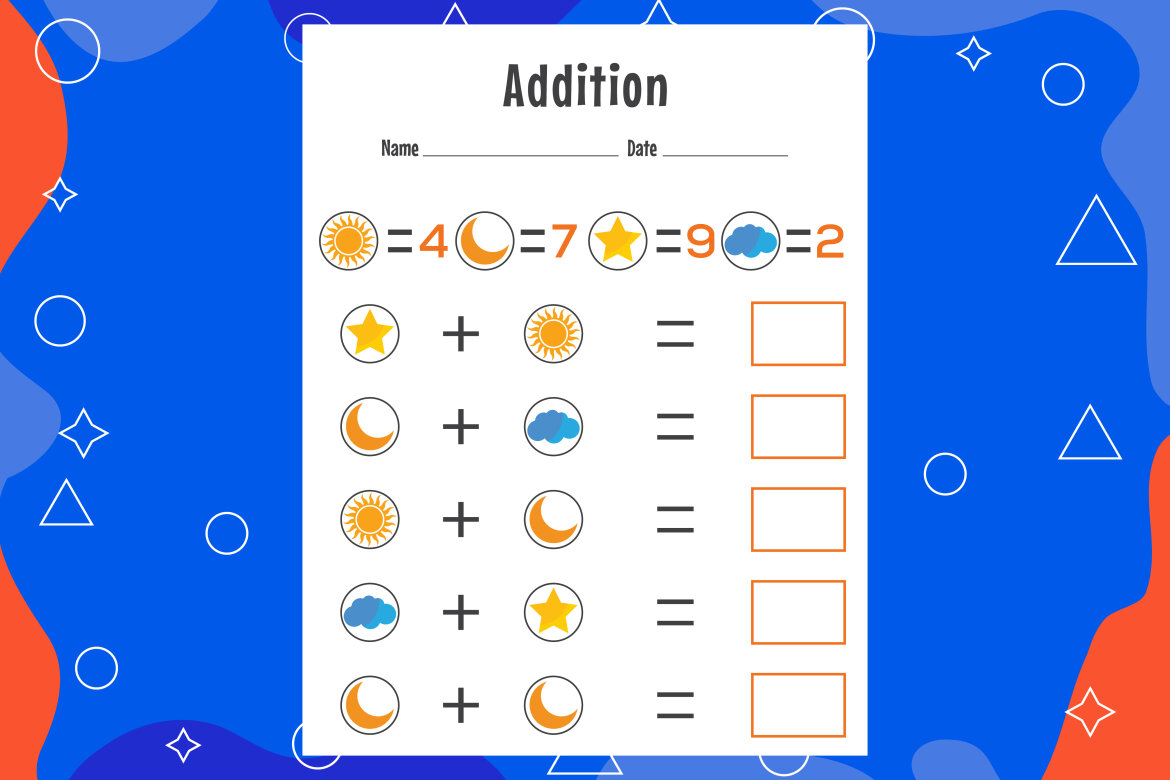 Addition with different elements for kids | Deeezy