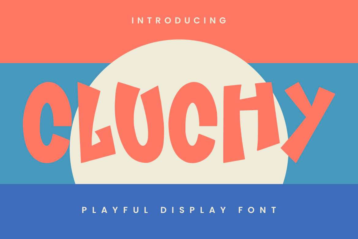 Cluchy Playful Display Font | Deeezy