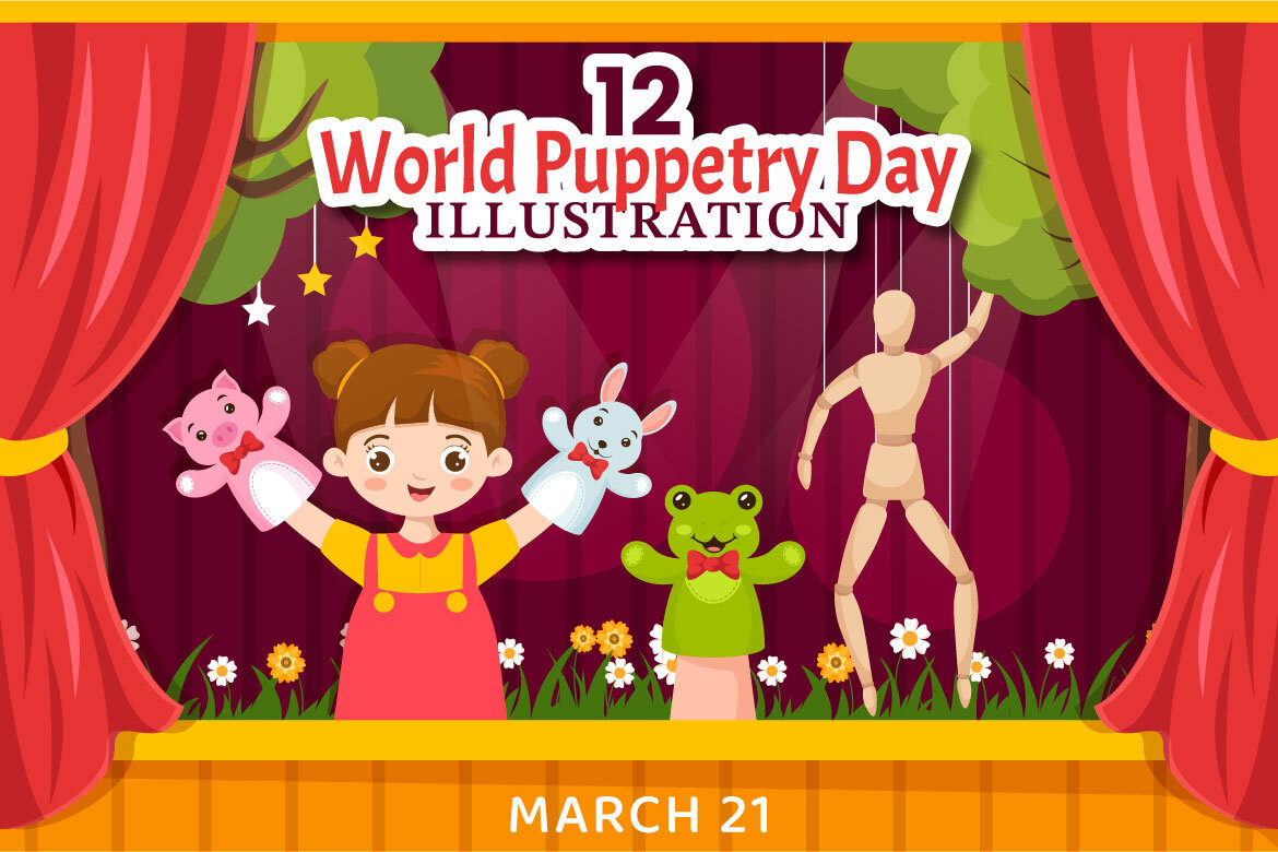 12 World Puppetry Day Illustration | Deeezy