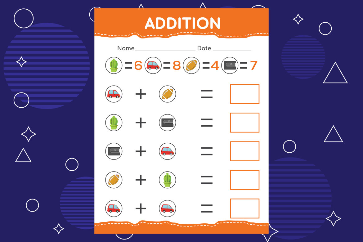 Addition with different elements for kids | Deeezy