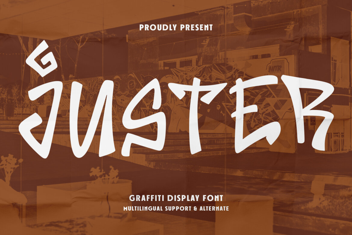 Juster Graffiti Display Font | Deeezy