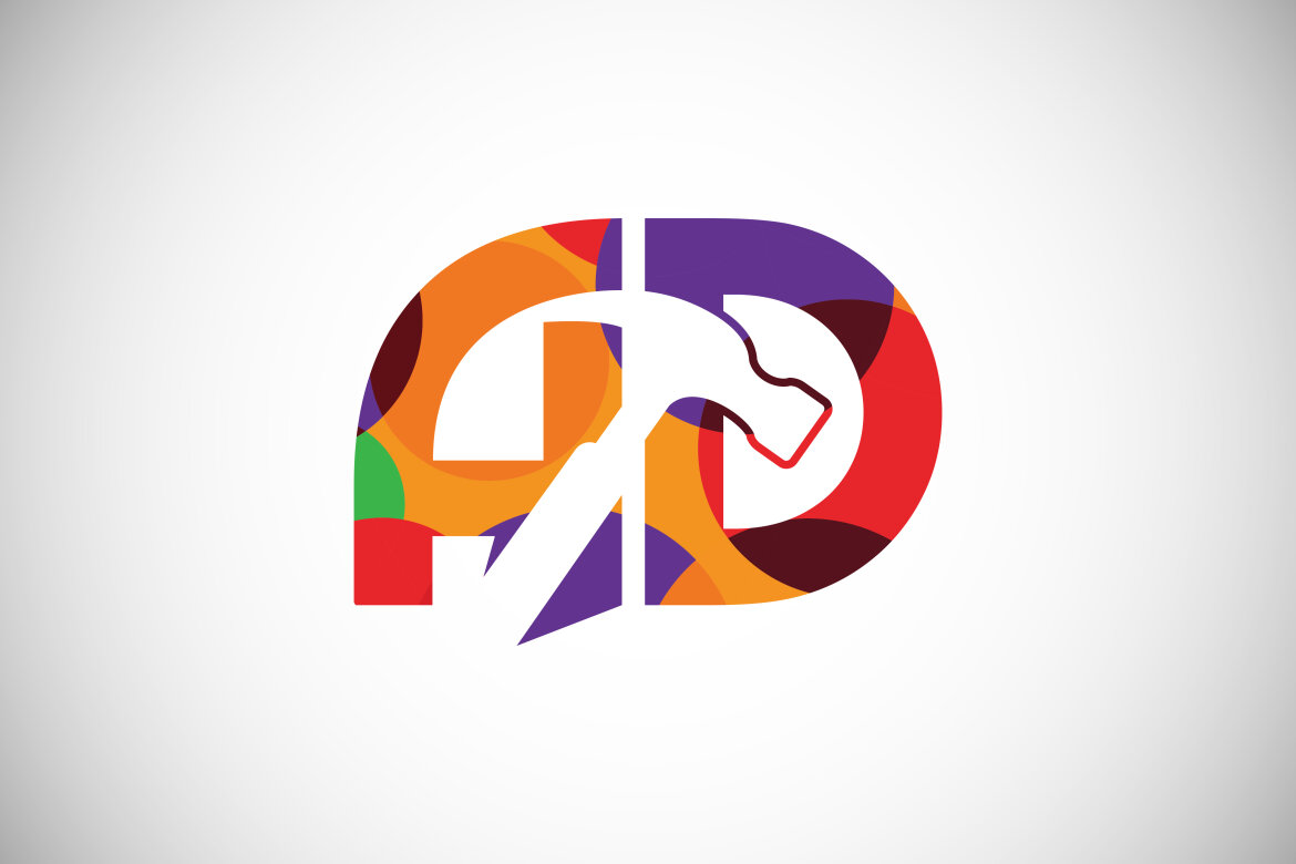 Letter A D Low Poly Logo | Deeezy