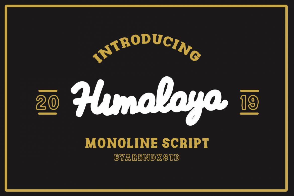 Himalaya Monoline Script | Deeezy