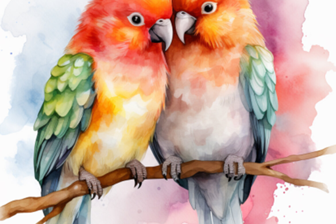 Watercolor bird | Deeezy