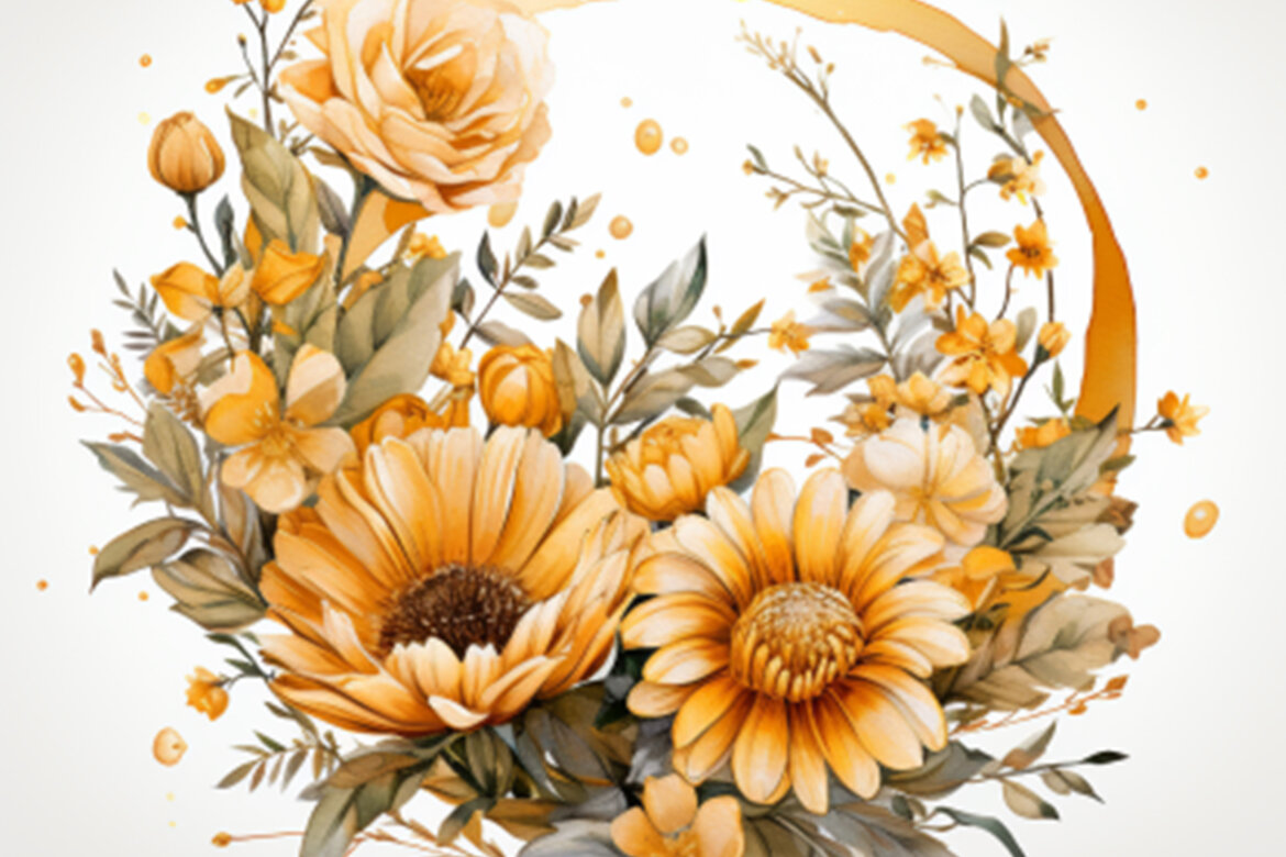 watercolor flower | Deeezy