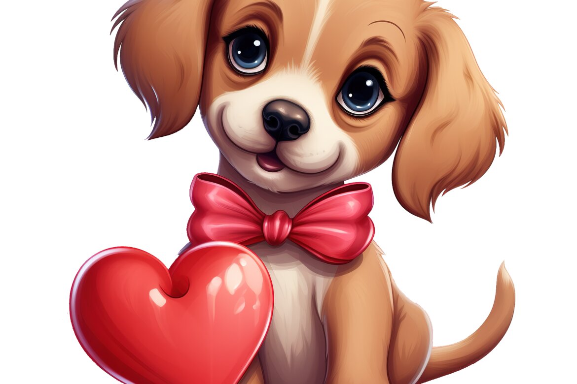 Dog Funny Valentine Svg | Deeezy