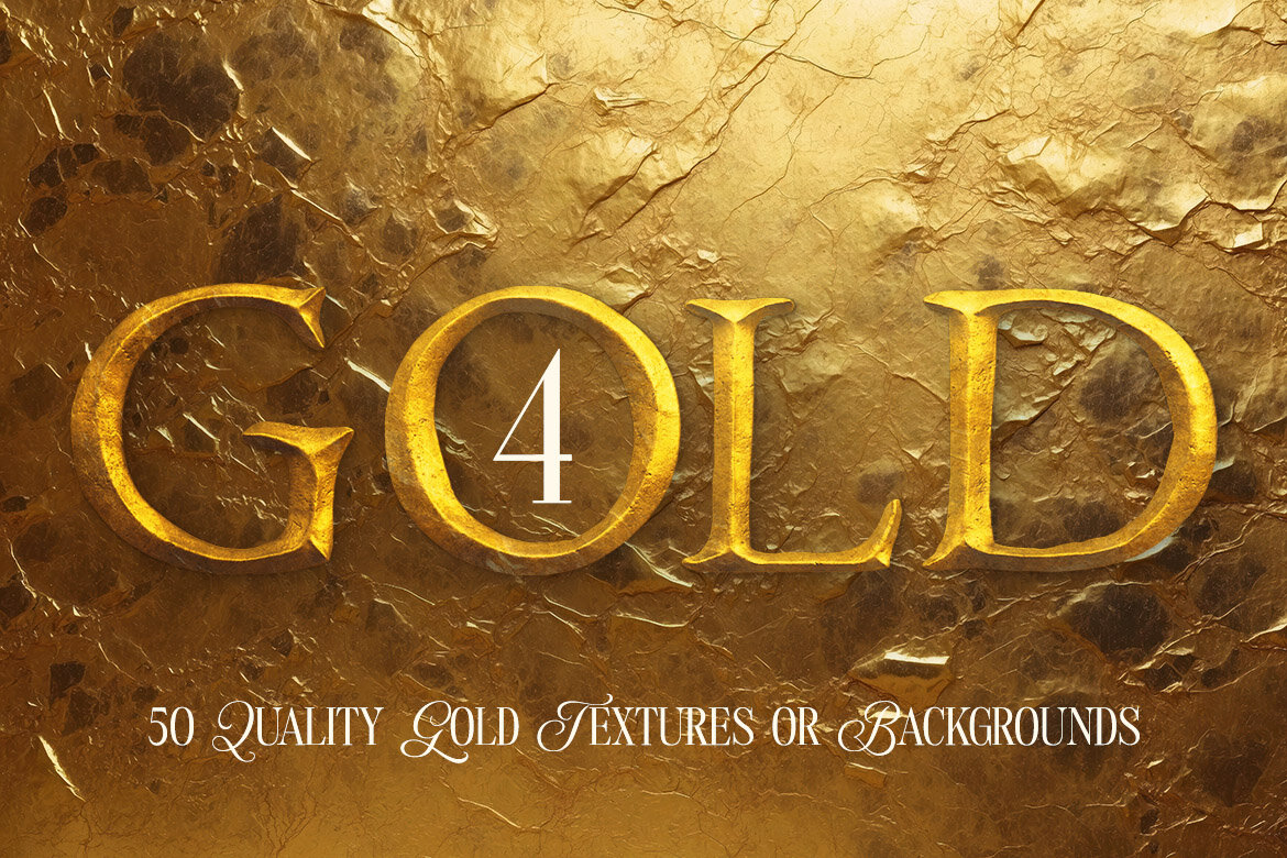 50 Gold Textures & Backgrounds Vol.4 | Deeezy