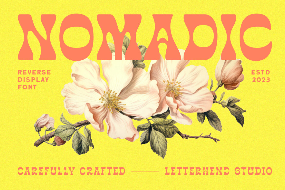 Nomadic - Reverse Display Font | Deeezy