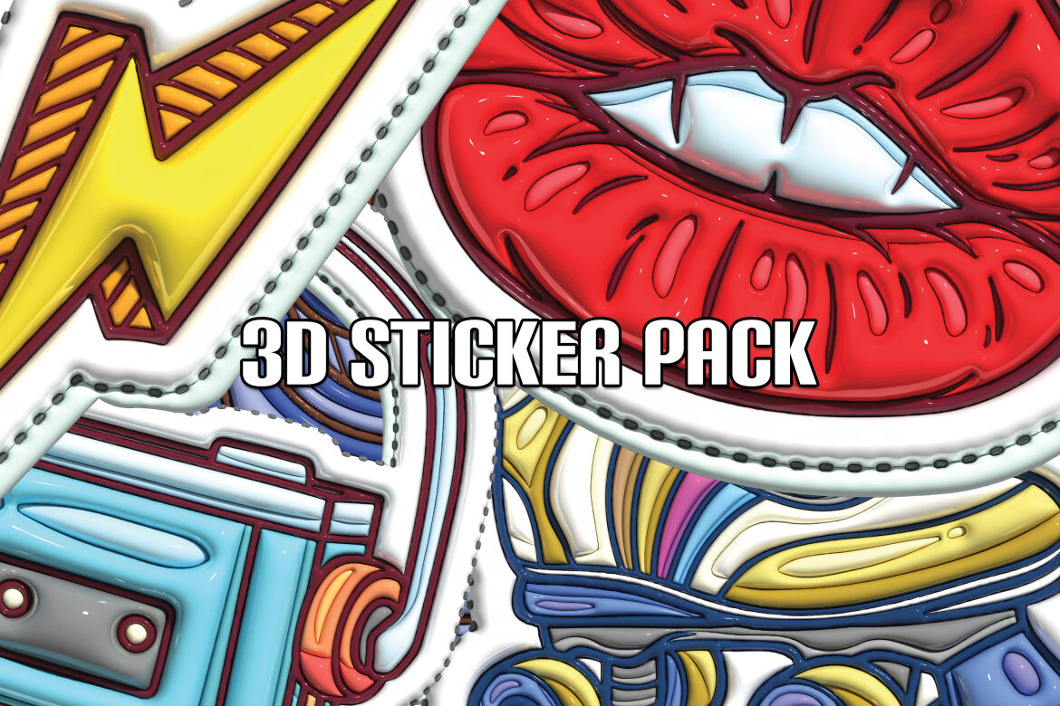 3D Sticker Pack | Deeezy