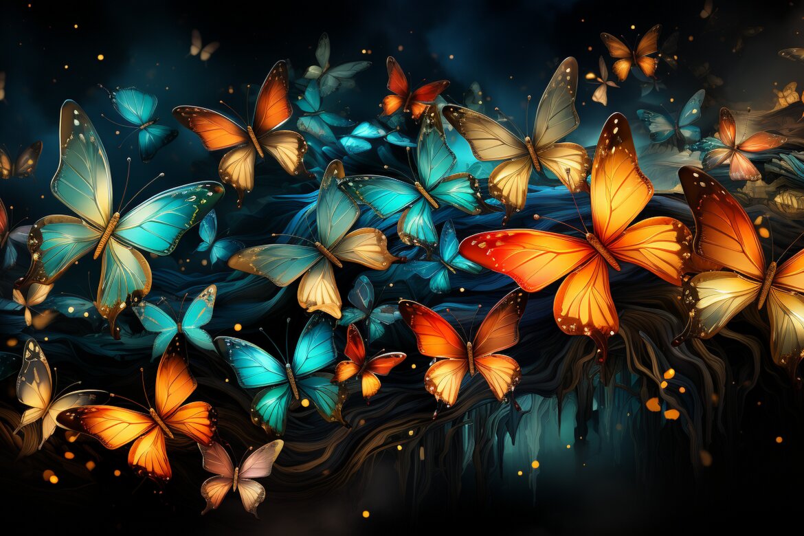 Butterfly background | Deeezy