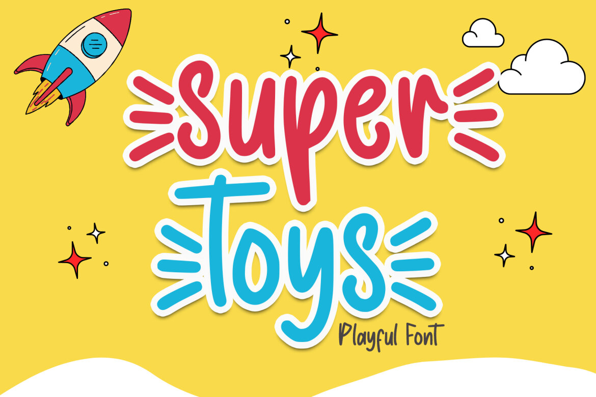 Super Toys - Playful Font | Deeezy