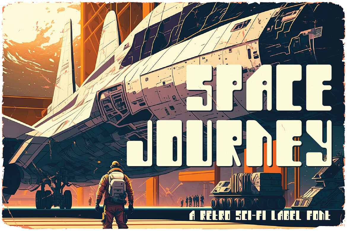 Space Journey Display Font | Deeezy