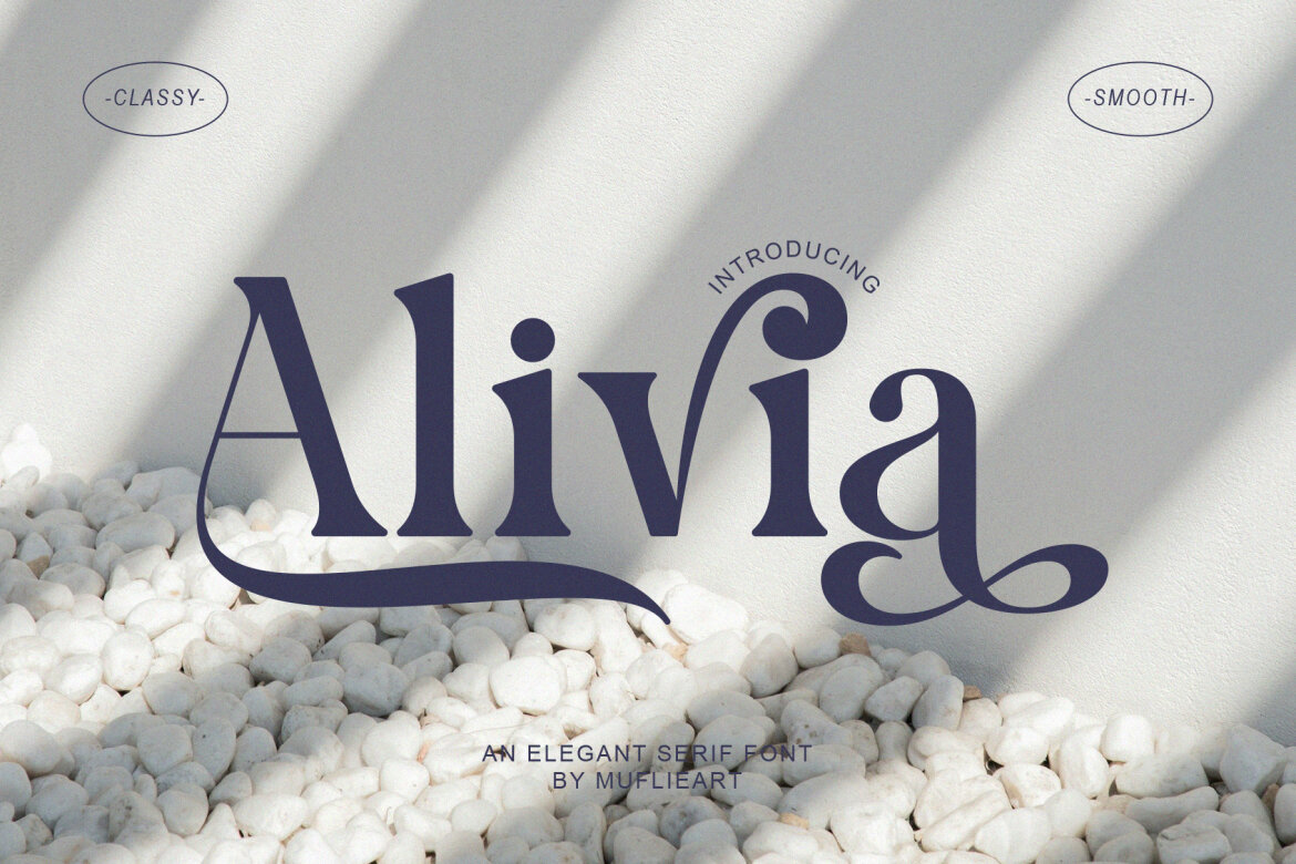 Alivia elegant serif | Deeezy