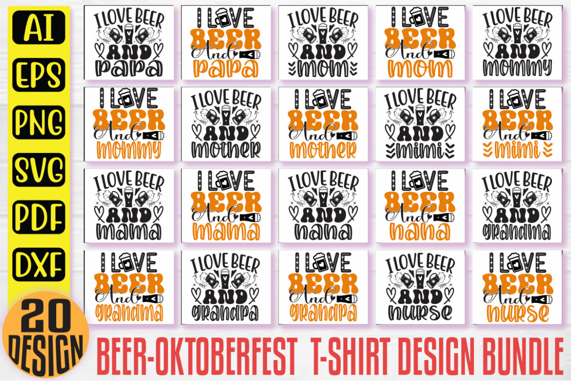 Beer Oktoberfest t shirt design bundle | Deeezy