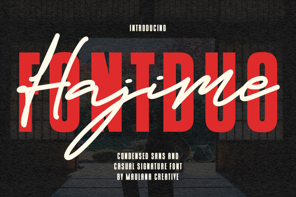 Hajime Font Duo | Deeezy