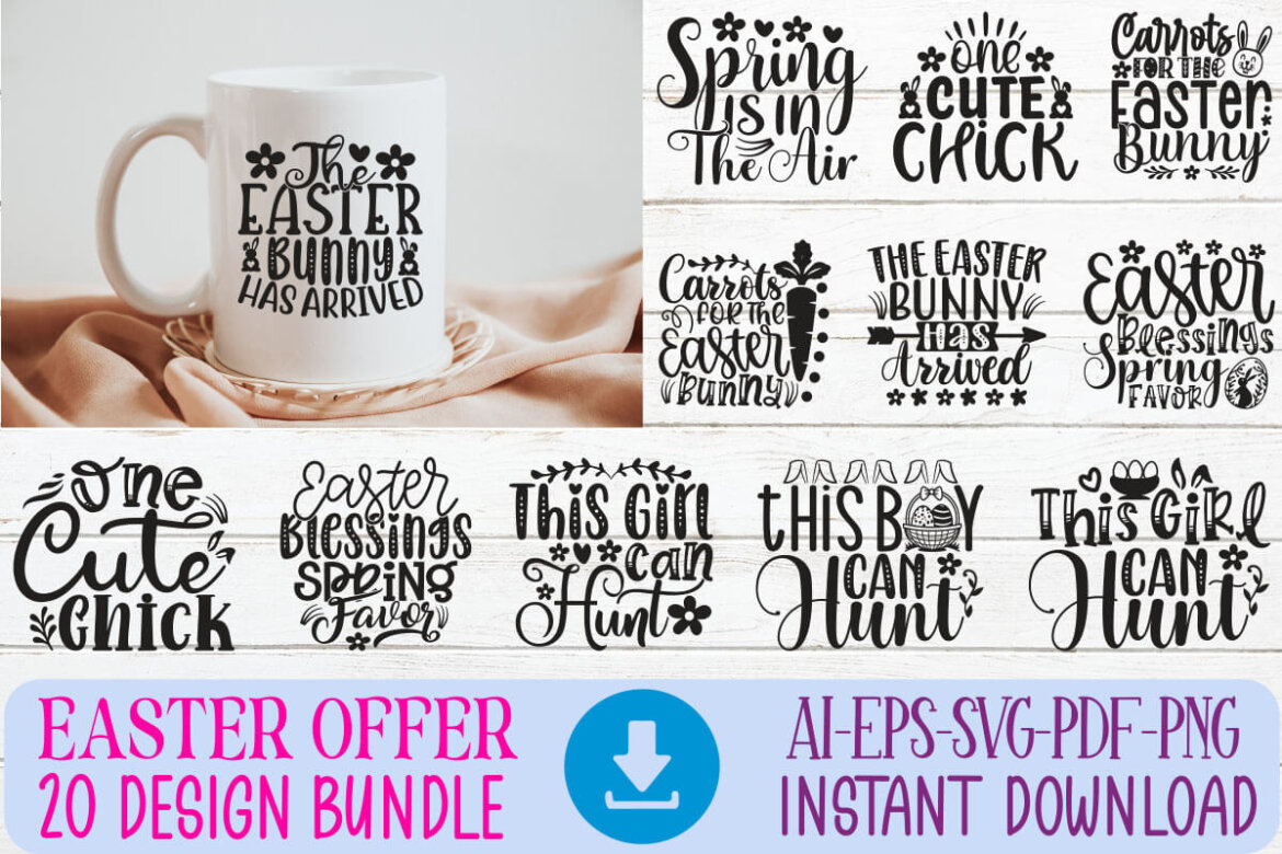 Easter Day shirt bundle, easter day SVG bundle | Deeezy