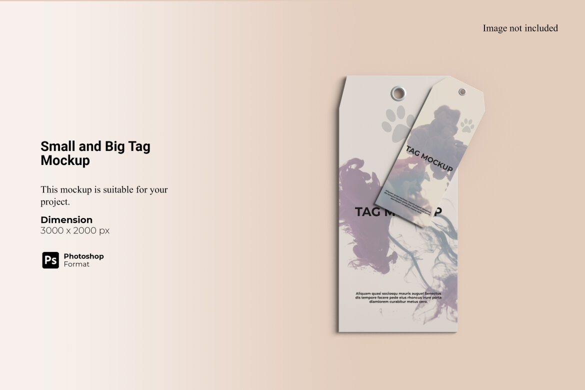 Small and Big Tag Mockup | Deeezy