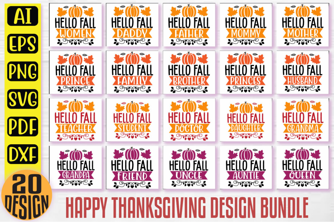 Thanksgiving svg bundle,fall svg bundle bundle | Deeezy