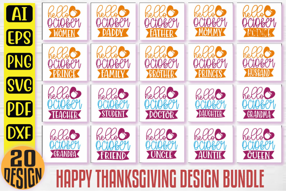 Thanksgiving svg bundle,fall svg bundle bundle | Deeezy