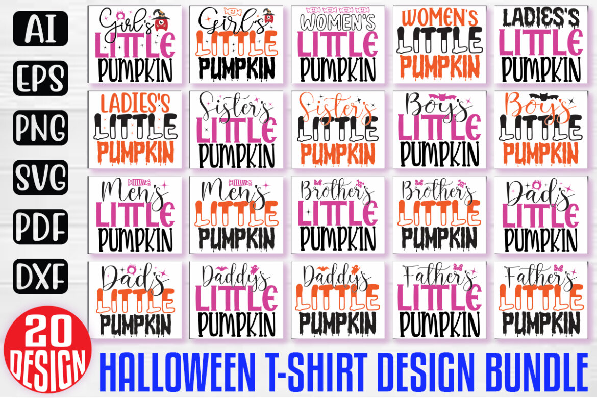 Halloween mega t-shirt design bundle | Deeezy