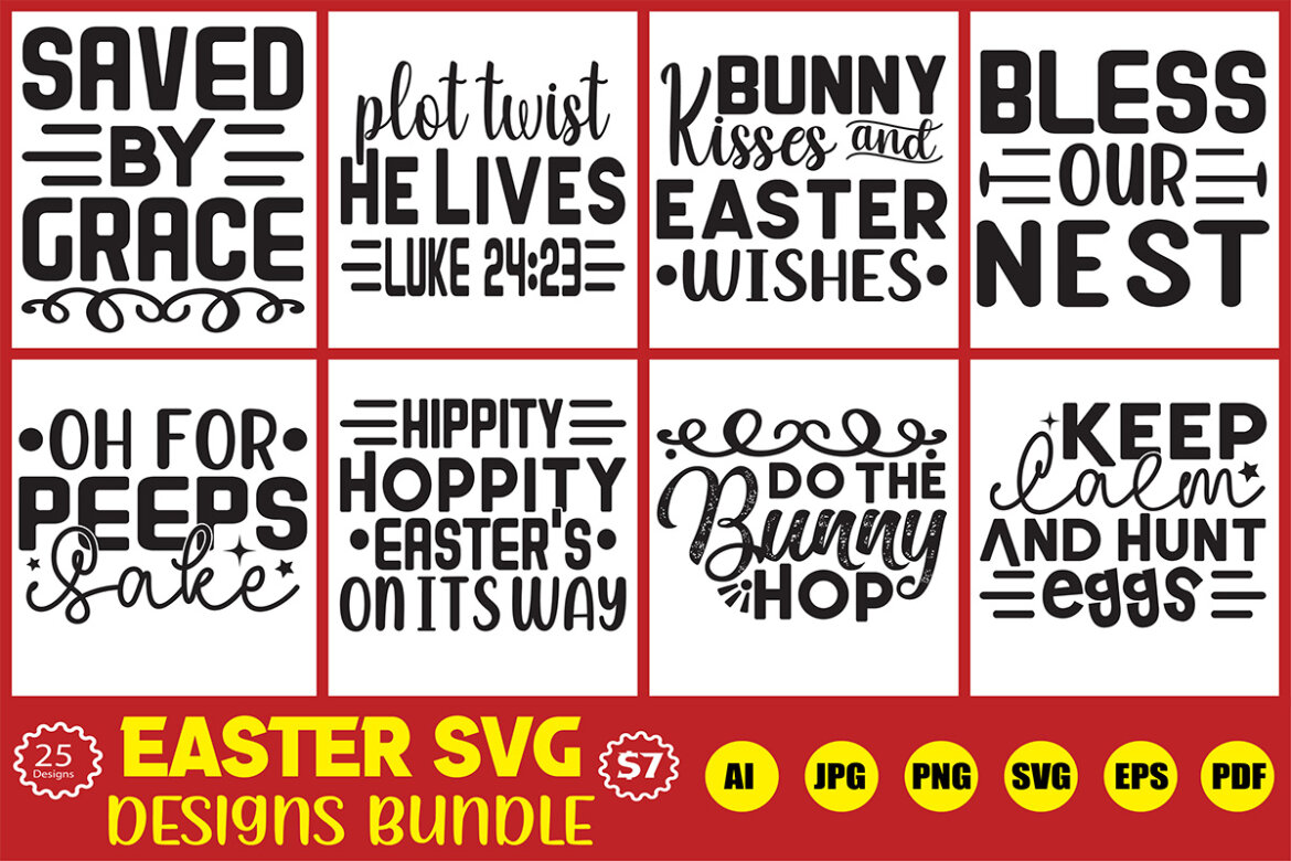 Easter svg designs bundle | Deeezy