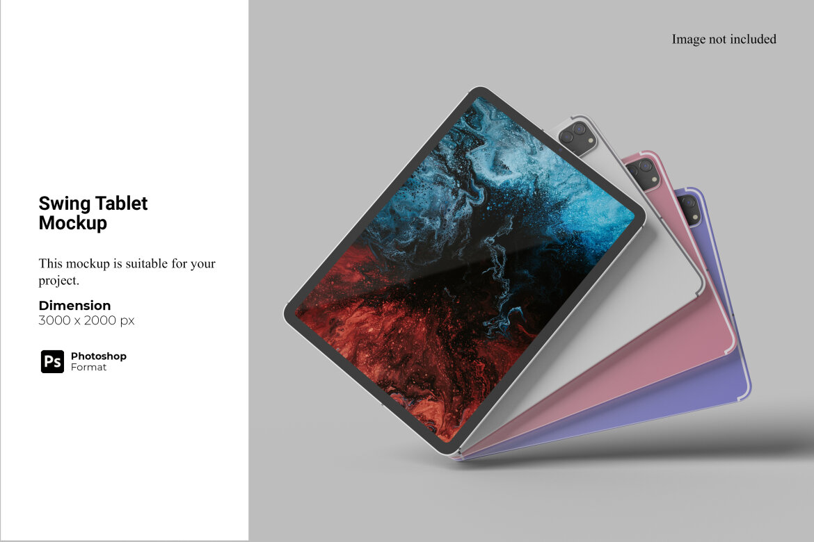 Swing Tablet Mockup | Deeezy
