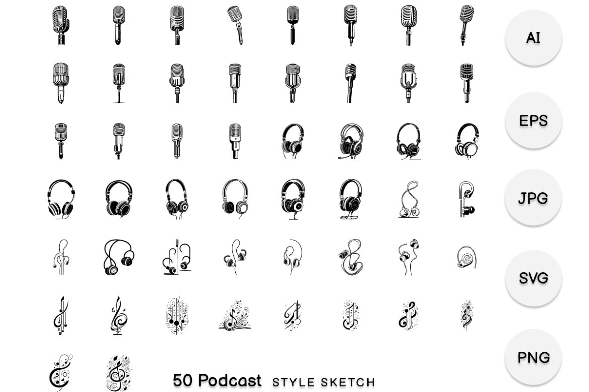 Podcast Element Draw Black | Deeezy