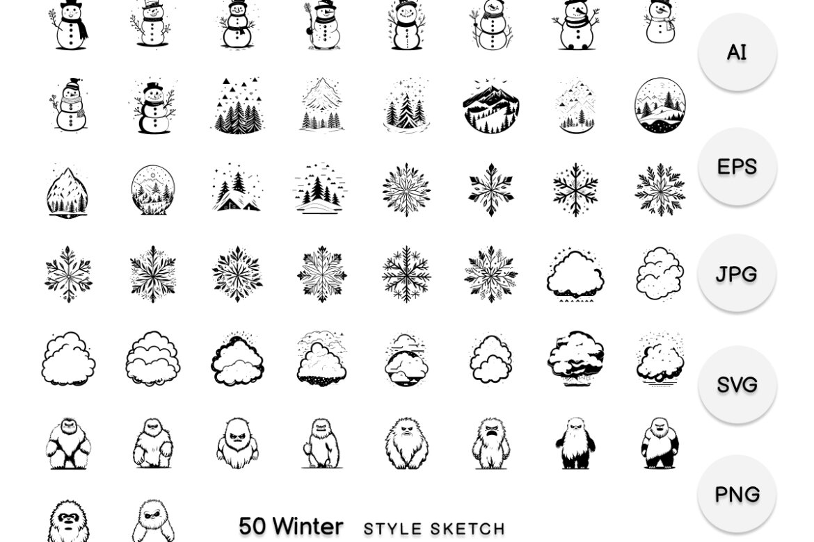 Winter Element Draw Black | Deeezy