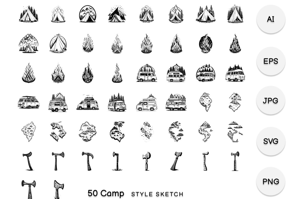 Camp Element Draw Black | Deeezy