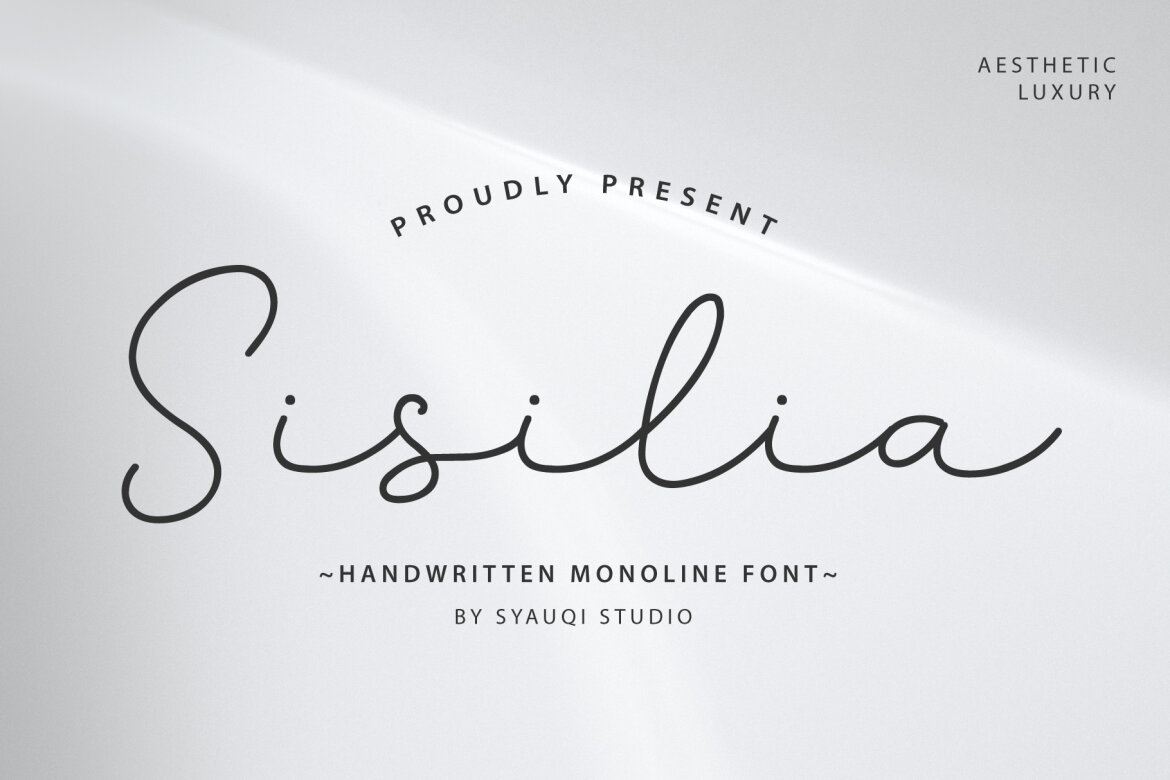 Sisilia - Handwritten Script | Deeezy