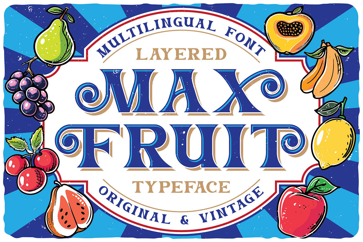 Max Fruit Bold Retro Font | Deeezy