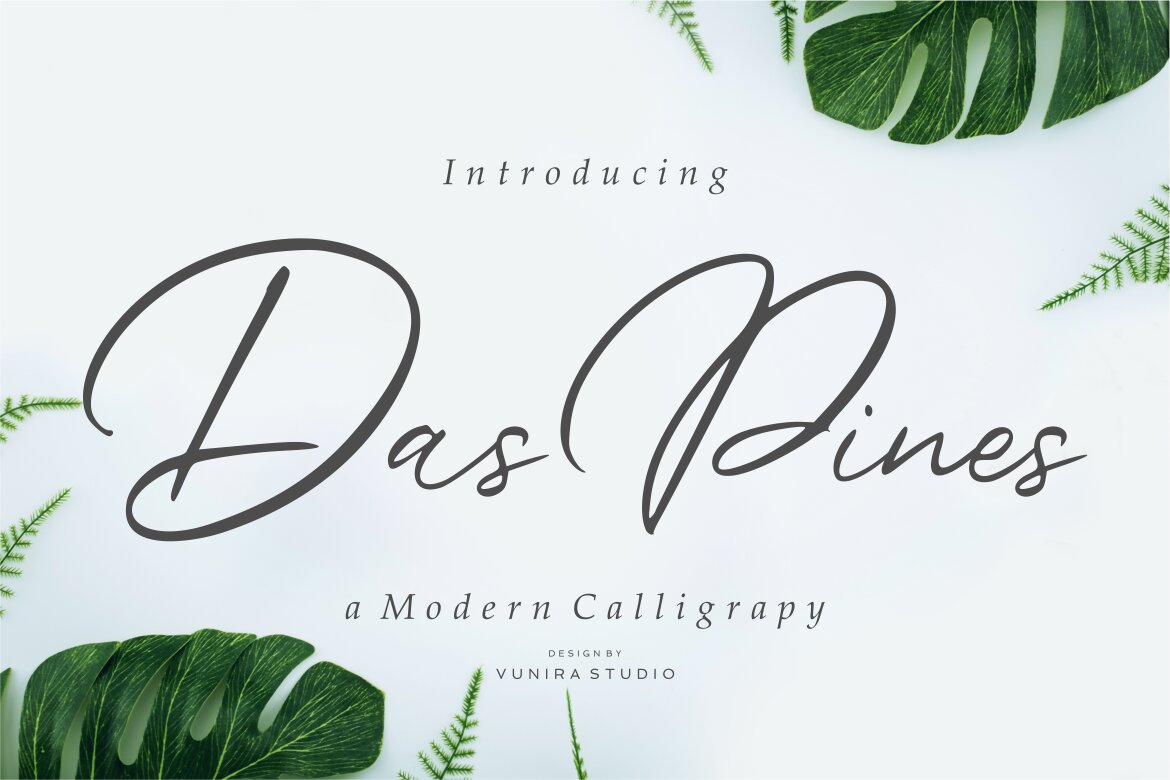 Das Pines - Modern Calligraphy | Deeezy