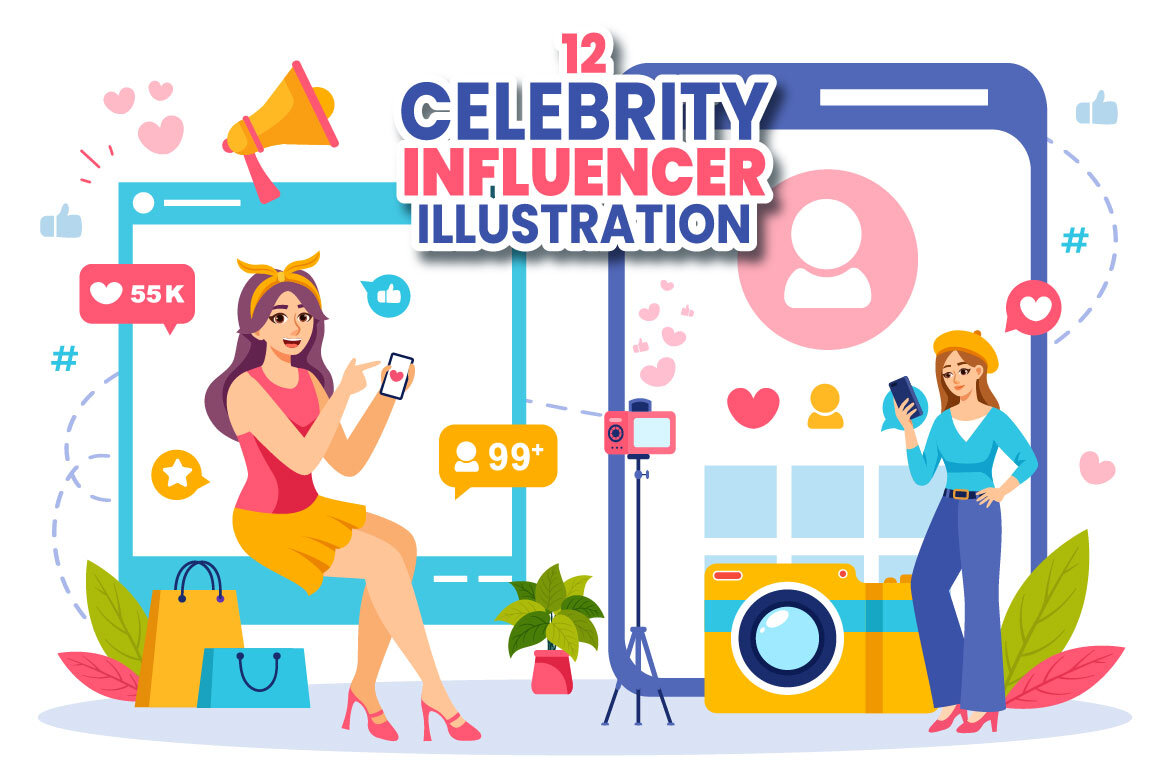 12 Celebrity Influencer Illustration | Deeezy