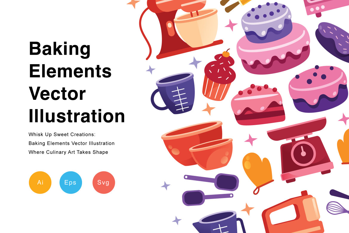 Baking Element Vector Illustration | Deeezy