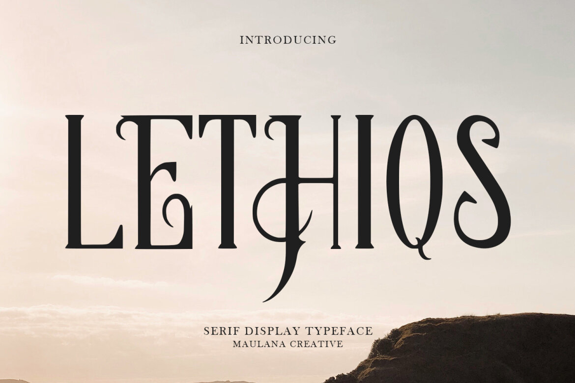 Lethiqs Serif Display Font | Deeezy
