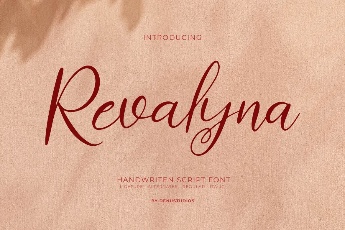 Revalyna Script Font | Deeezy