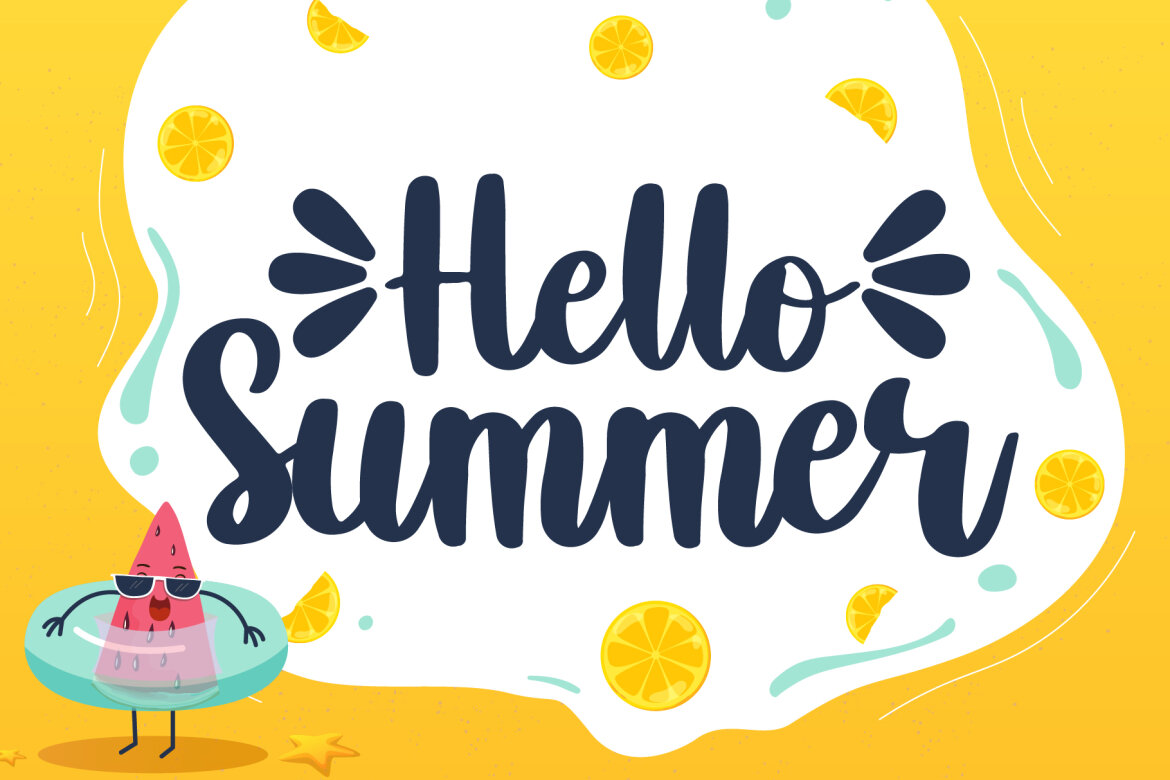 Hello Summer Font | Deeezy