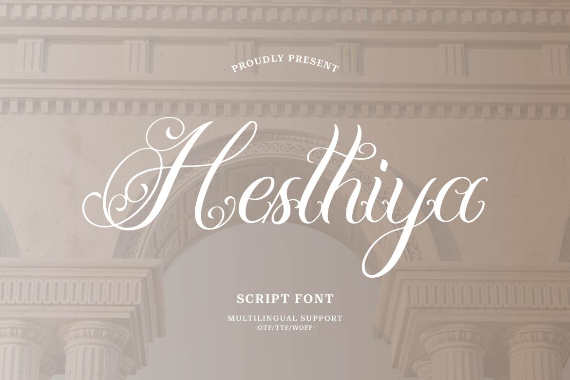 Hesthiya Script | Tattoo Font | Deeezy