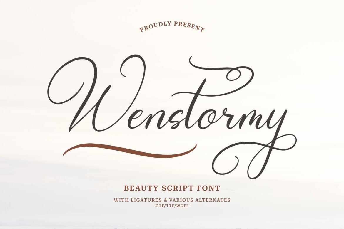 Wenstormy | Calligraphy Script | Deeezy