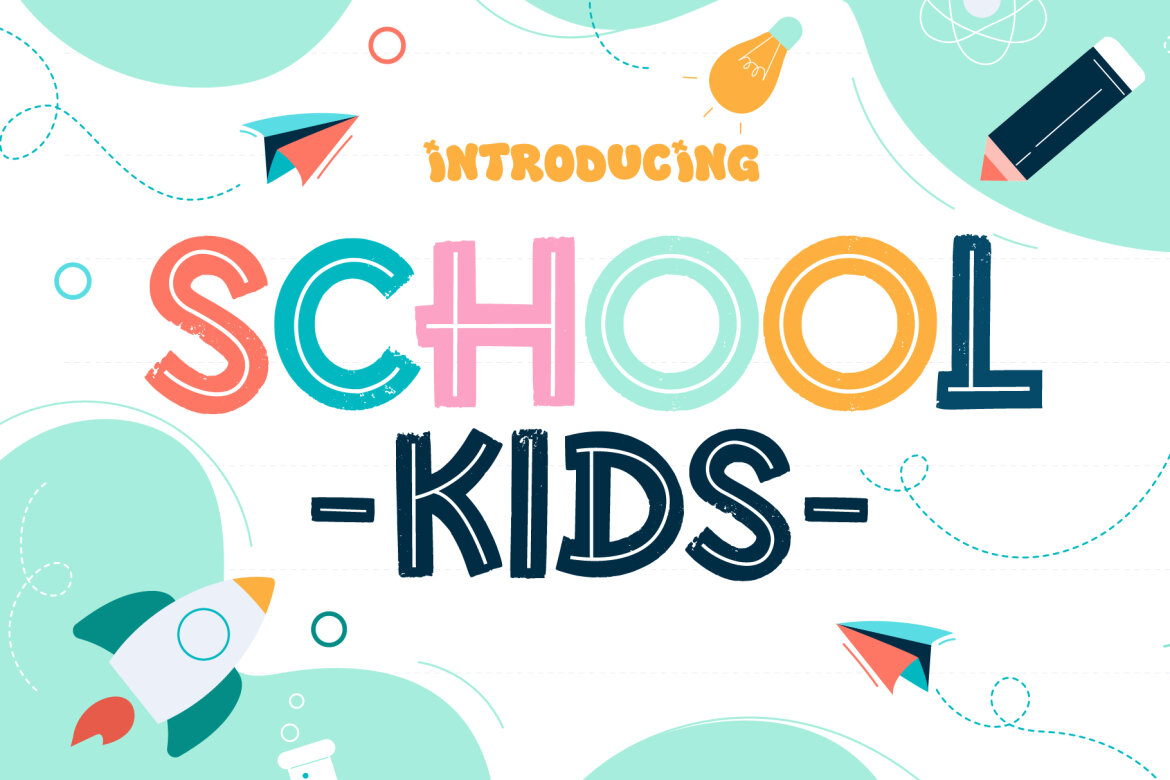 School Kids Fonts | Deeezy