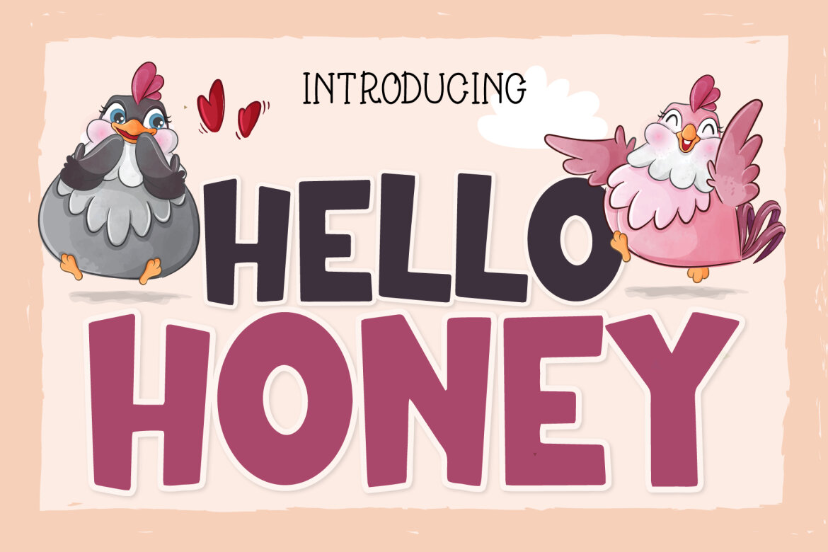 Hello Honey Fonts | Deeezy