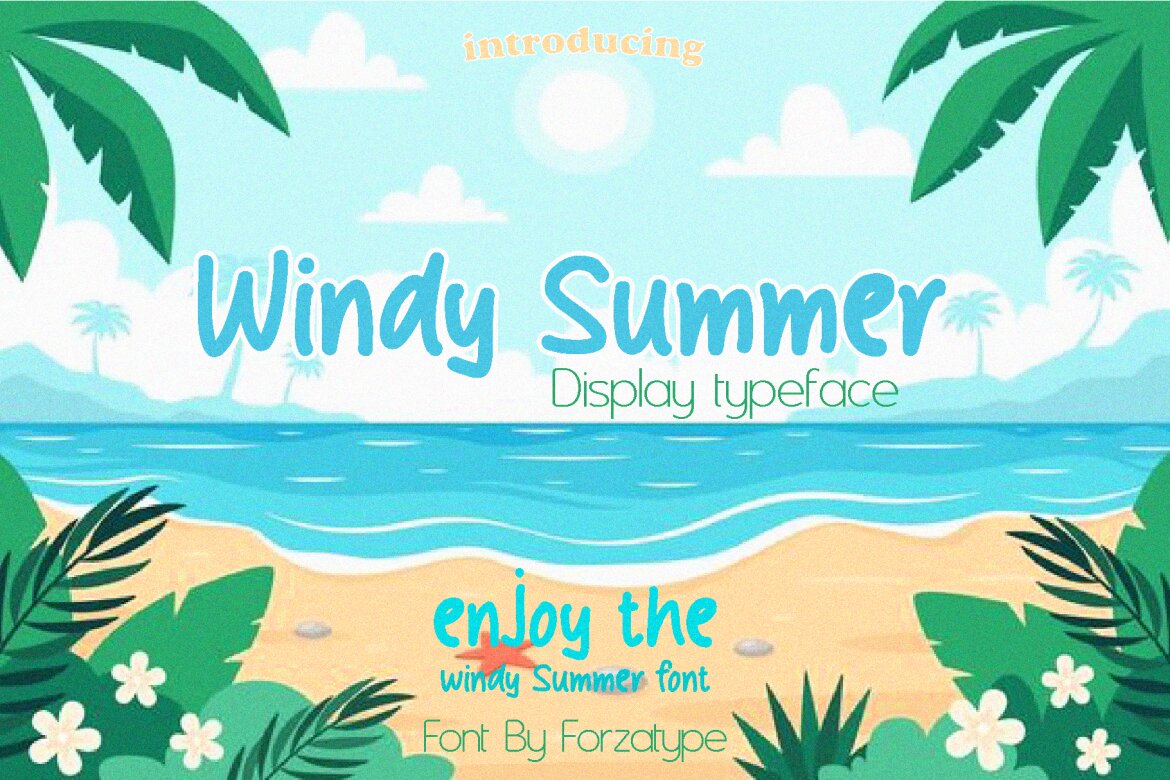 Oh windy summer font | Deeezy