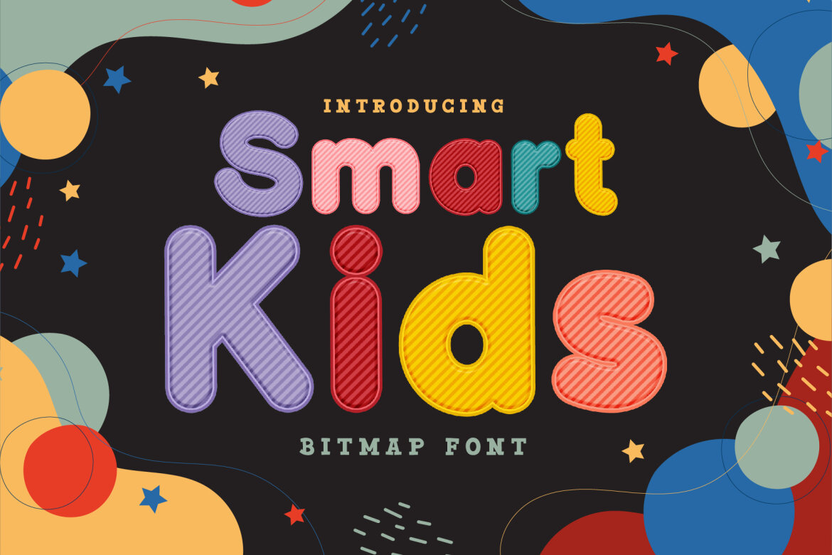 Smart Kids Bitmap Font | Deeezy